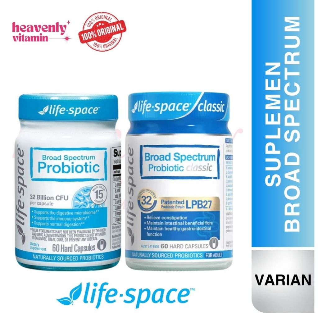 Jual Life Space Broad Spectrum Probiotic - 60 Capsules | Shopee Indonesia