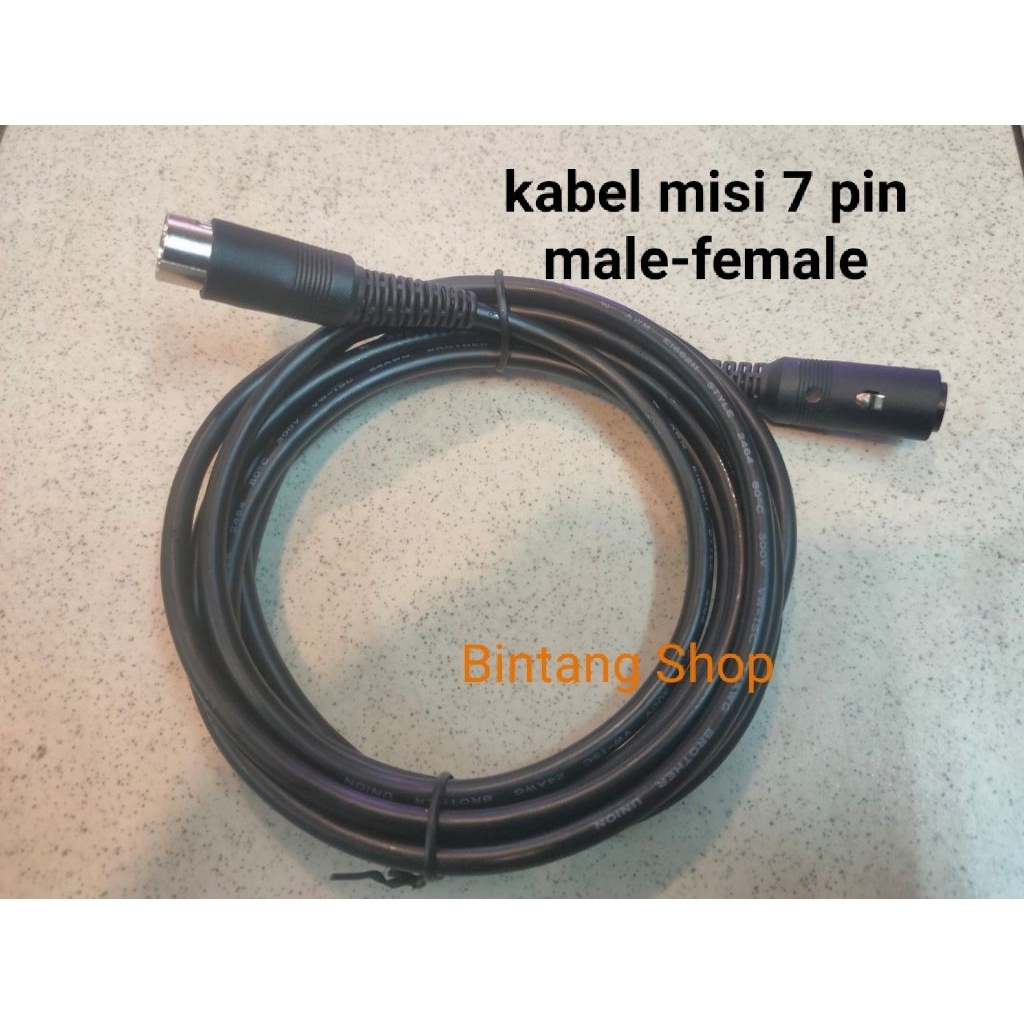 Jual Kabel MIDI 7 pin conference delegate Philips Bosch custom male ...