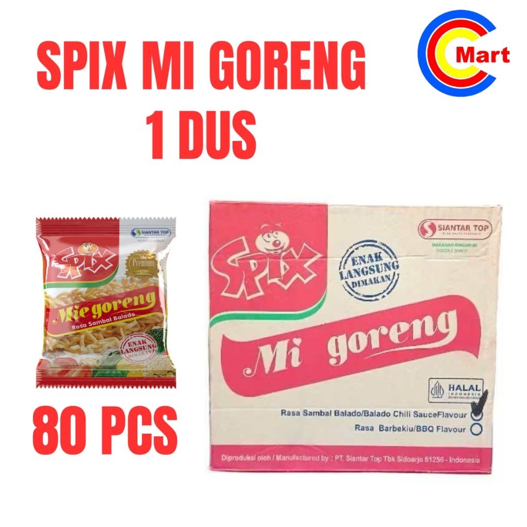 Jual [RENTENG] SPIX MI GORENG RENTENG ISI 10 PCS | SNACK MIE GORENG ...