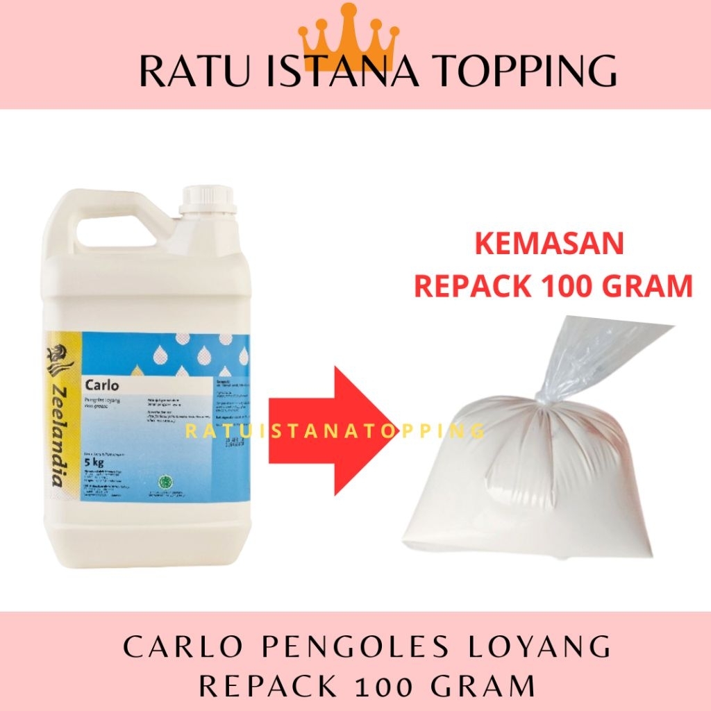 Jual CARLO PENGOLES LOYANG REPACK 100 GR | Shopee Indonesia