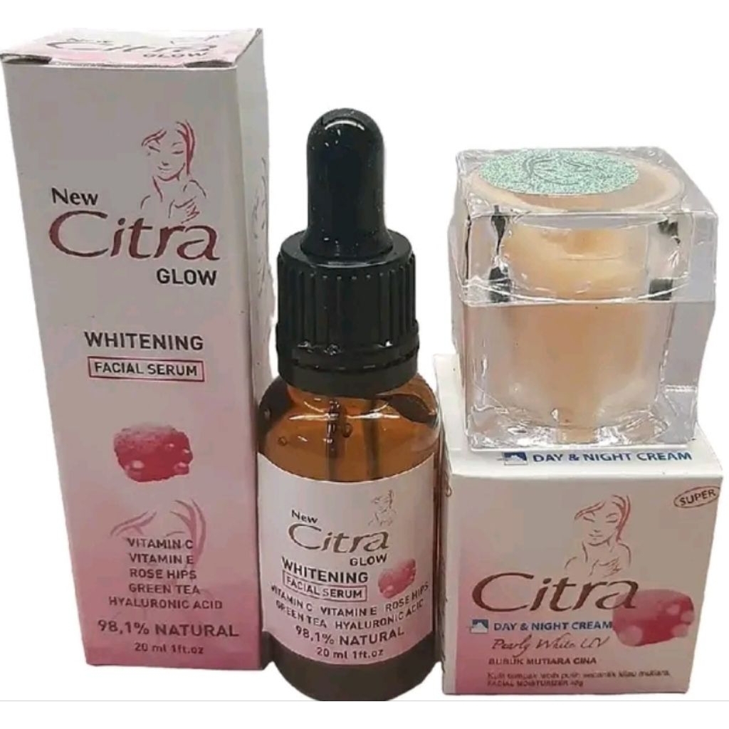 Jual PAKET CITRA 2IN1 CREAM CITRA SUPER DAN SERUM CITRA GLOW 20ML ...