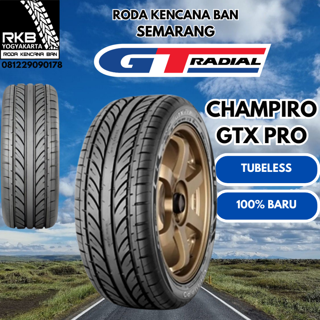 Jual Ban Mobil GT Radial Champiro GTX Pro Ukuran 205/45 R17 Ban Mobil ...