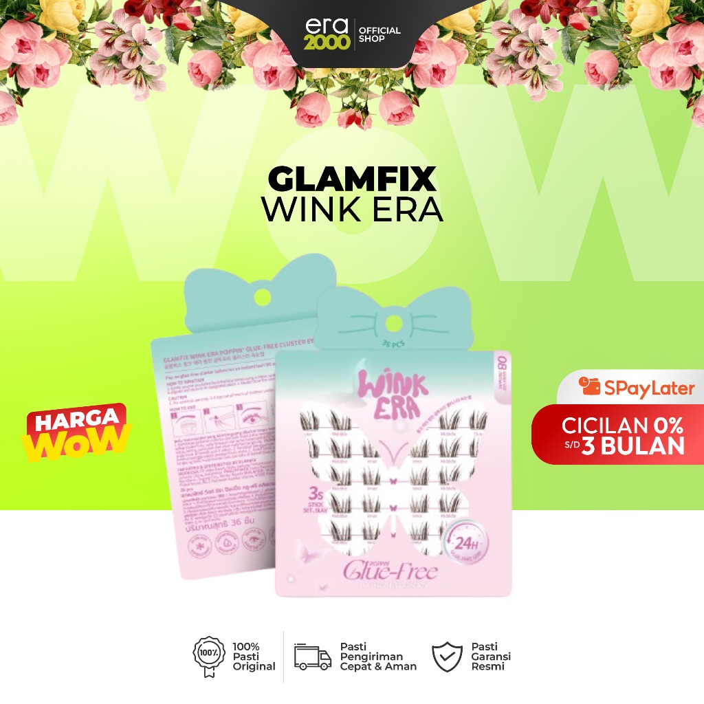 Jual Era 2000 - GLAMFIX Wink Era Poppin' Glue-Free Cluster Mata Palsu ...