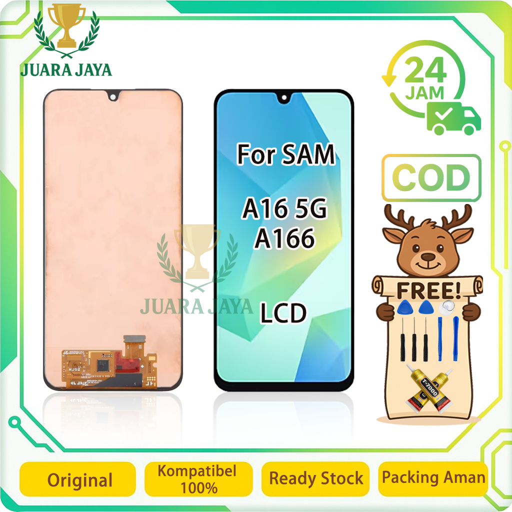 Jual LCD FOR SAM A16 5G / A166 UNIVERSAL FULLSET Touchscreen LCD HP OG ...