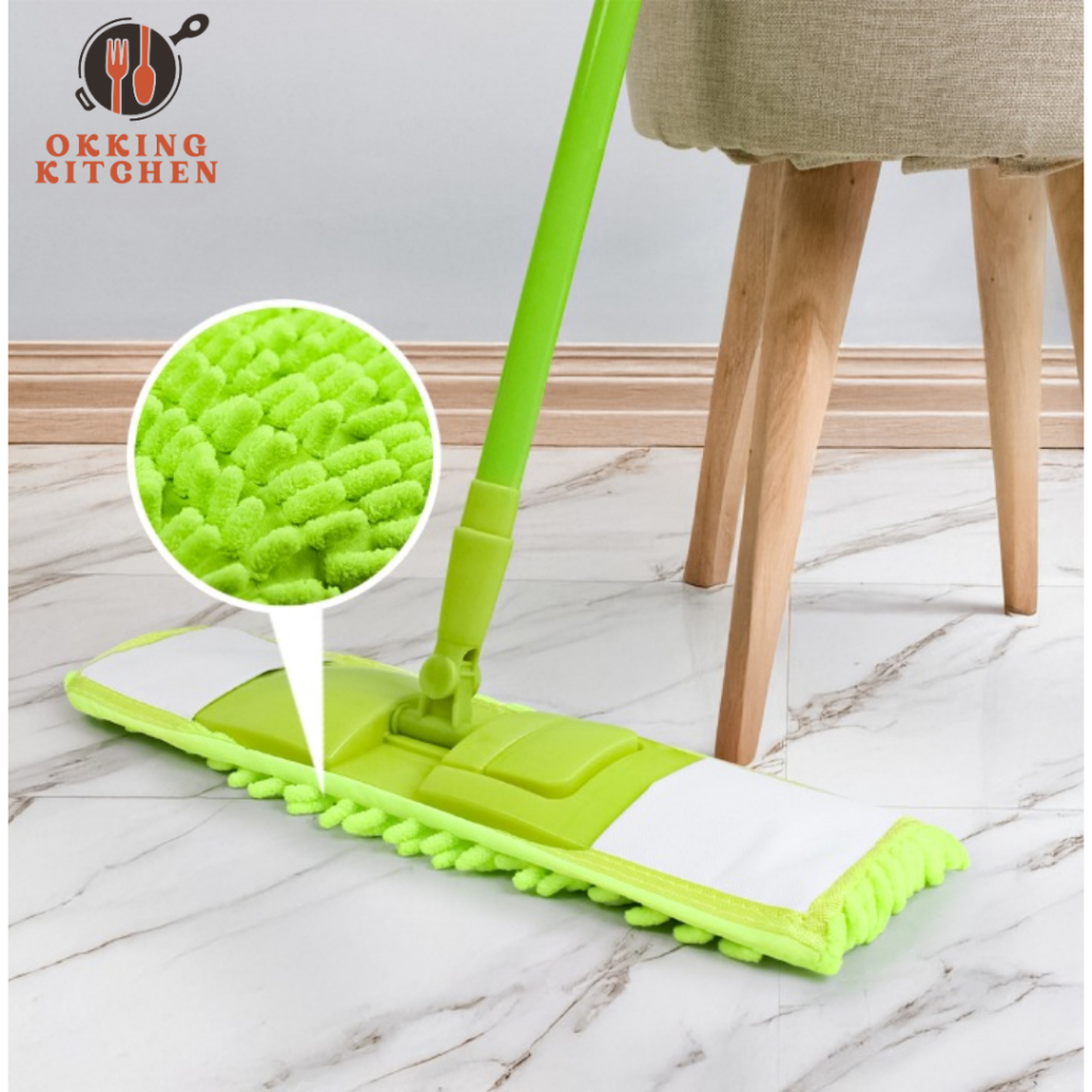 Jual Alat Pel Lantai Microfiber Flat Mop - KS75 | Shopee Indonesia