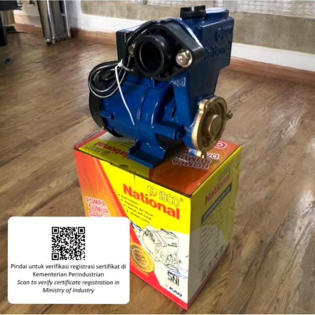 Jual BEST SELLER SNI ISCO NATIONAL GP-125 Pompa Air sumur dangkal/rumah ...
