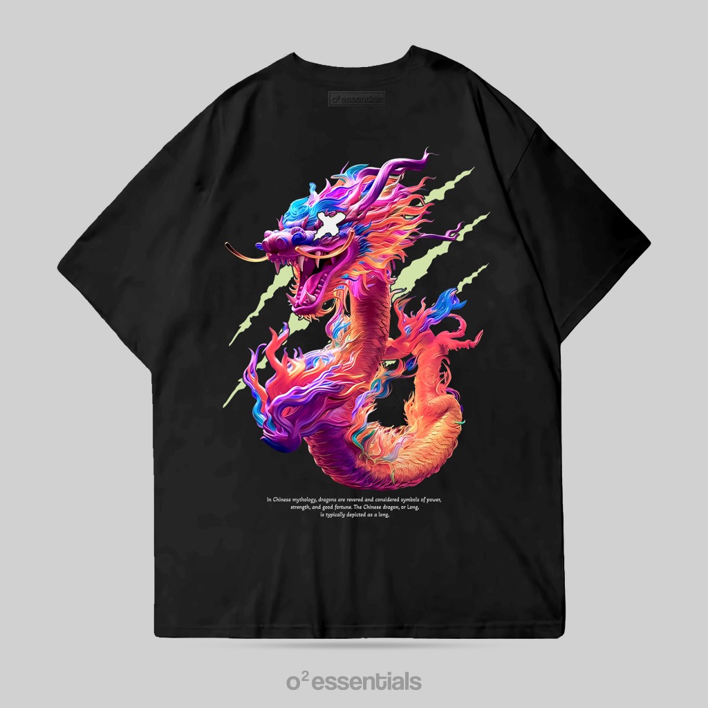 Jual O2 Essentials Kaos Oversize Premium Pria dan Wanita - Dragon ...