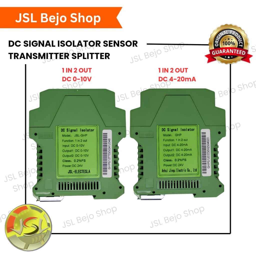 Jual DC Signal Isolator Multi Analog Sensor Transmitter Splitter ...