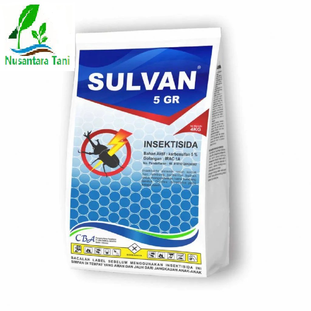 Jual SULVAN 5 GR Basmi kumbang tanduk pada tanaman kepala sawit 4 KG ...