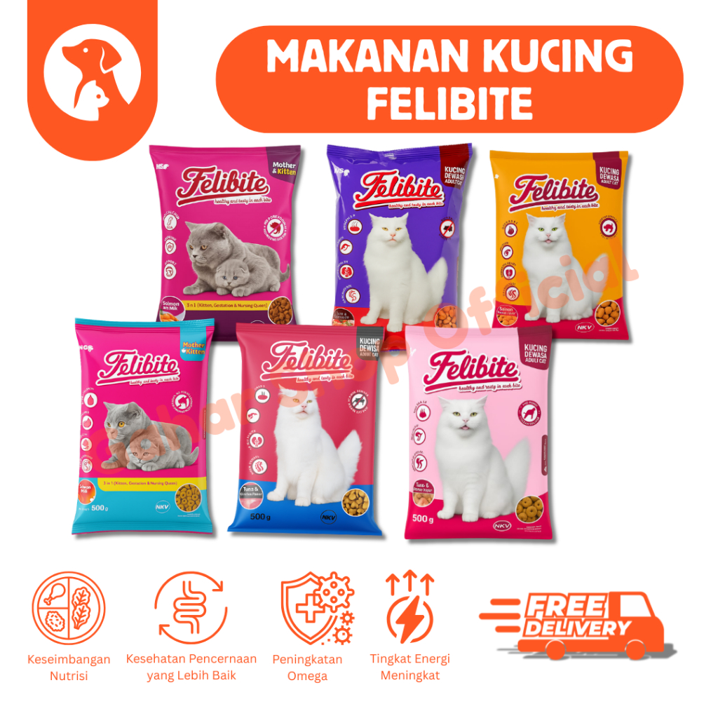 Jual Repack Felibite Termurah: Makanan Kucing Premium, Sehat & Lezat ...