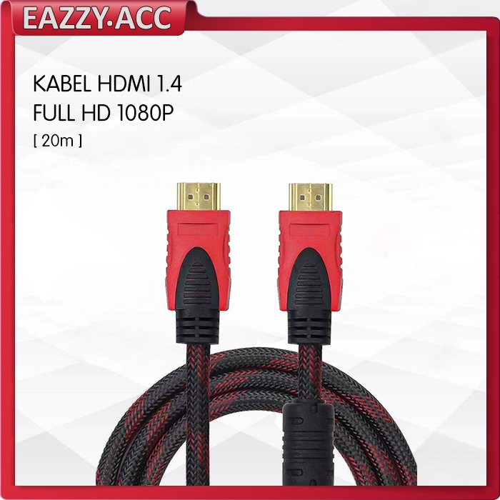 Jual Kabel HDMI Model Jaring 1.4 Full HD 1080p 20m | Shopee Indonesia