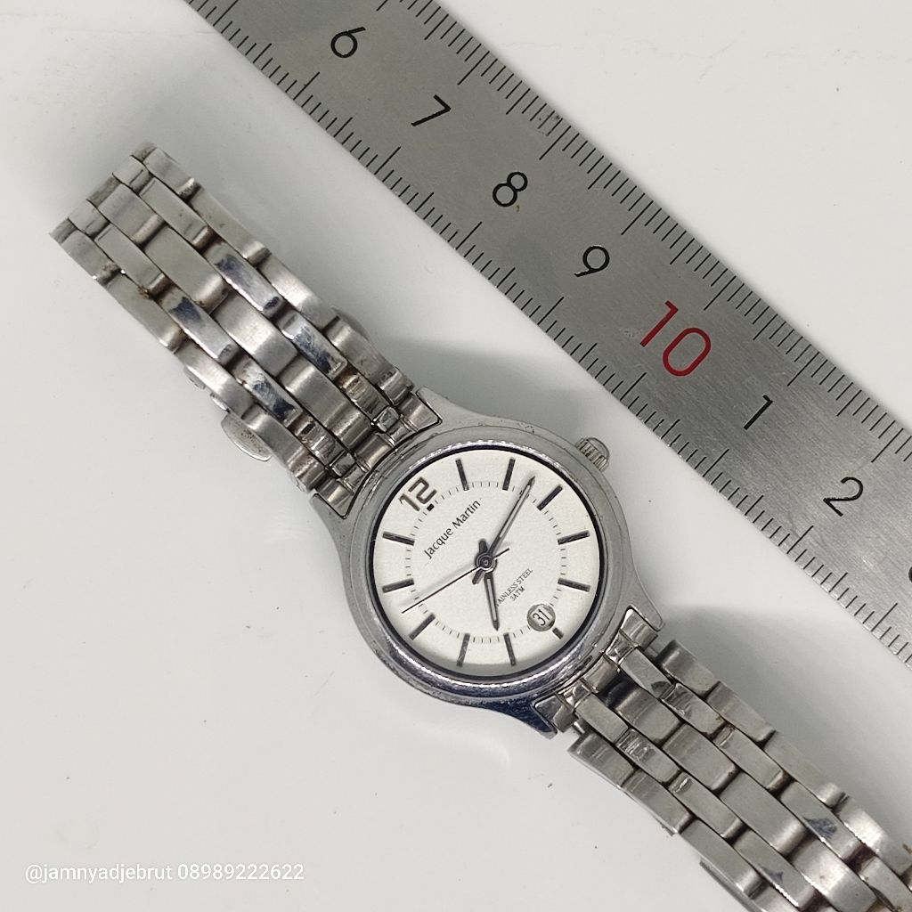 Jual Jam Jacque Martin 3145LD Silver White Ladies Bekas | Shopee Indonesia