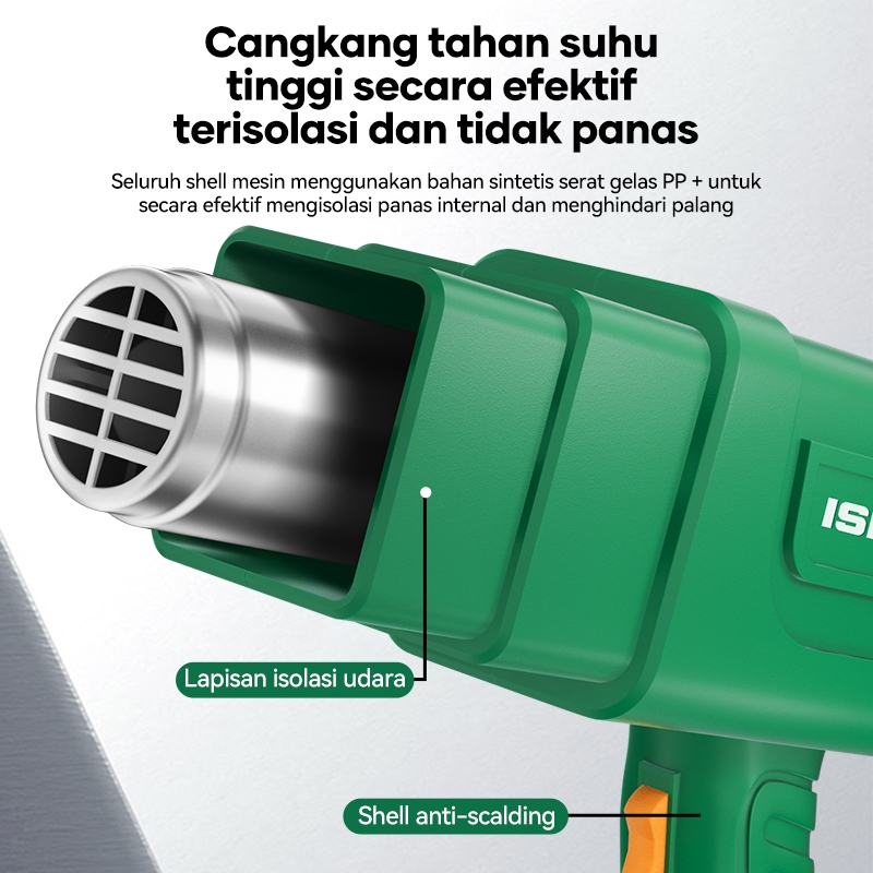 Jual ISKU Hot Air Gun 2000W Dual Speed Heat Gun 220V Hot Gun 2000W Alat ...