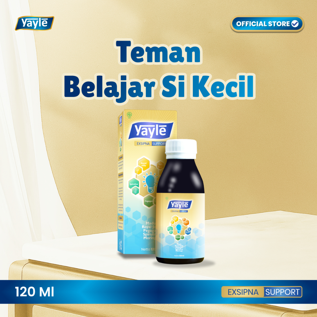 Jual Yayle Exsipna Support 120ml Teman Belajar Si Kecil | Shopee Indonesia