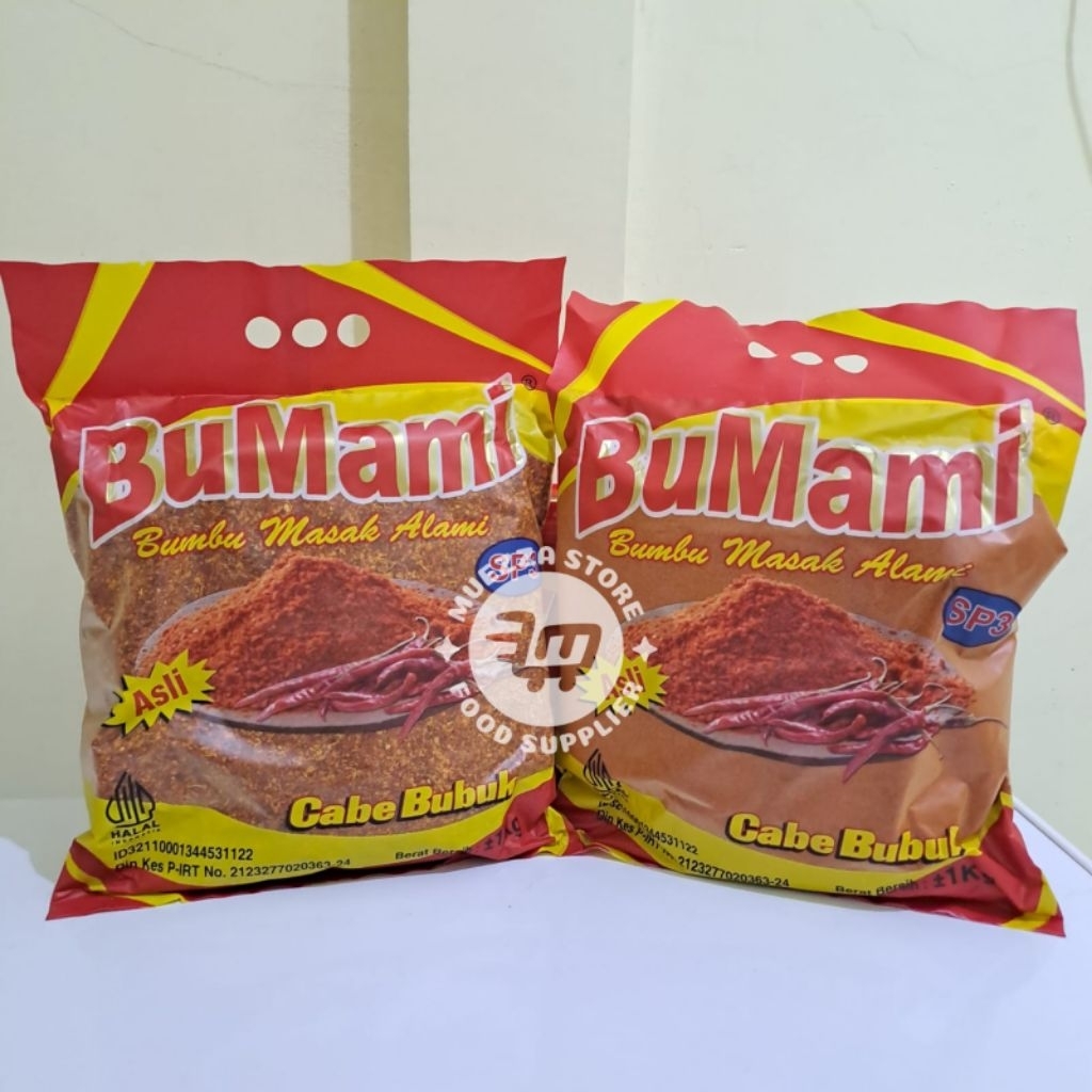 Jual BUMAMI CABE BUBUK KASAR/HALUS 1KG | Shopee Indonesia