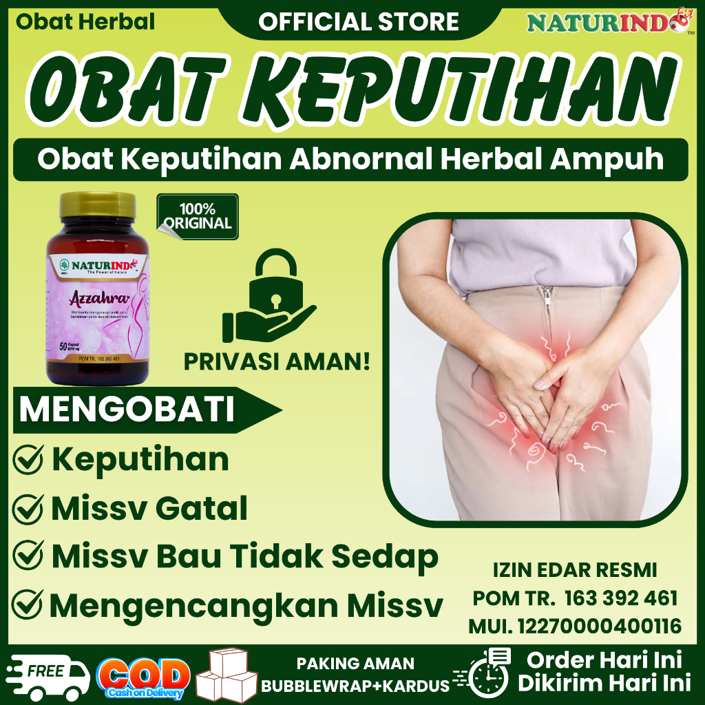 Jual Obat Keputihan Herbal Ampuh Gatal & Bau Tidak Sedap Perawat Organ ...