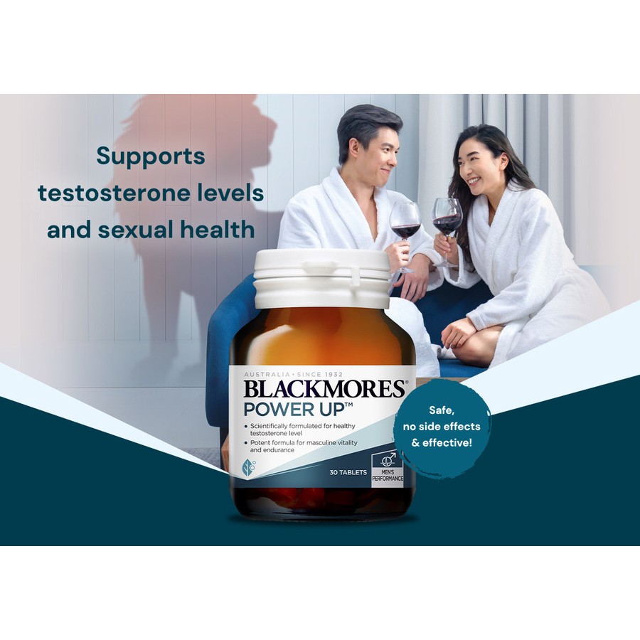 Jual Blackmores Power Up Masculine Booster Testosterone Support 30 ...