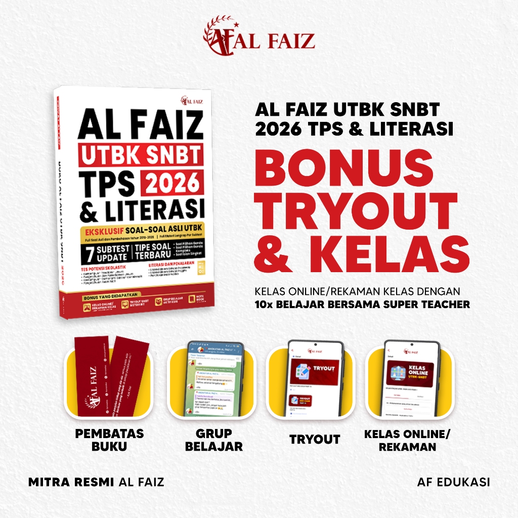 Jual Buku AL FAIZ UTBK TPS & LITERASI 2026 | Shopee Indonesia
