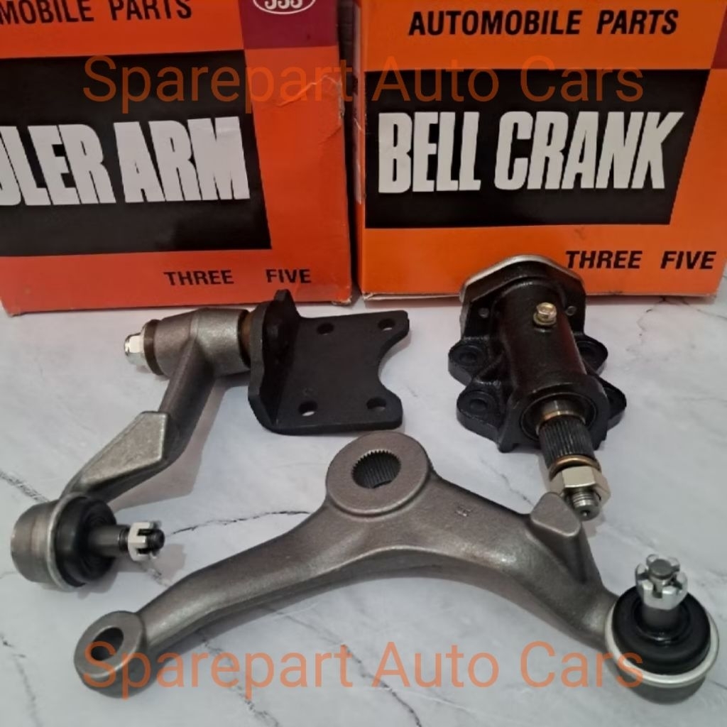 Jual 1 SET IDLER ARM, BELL CRANK, CENTER ARM MITSUBISHI L300 MERK 555 ...