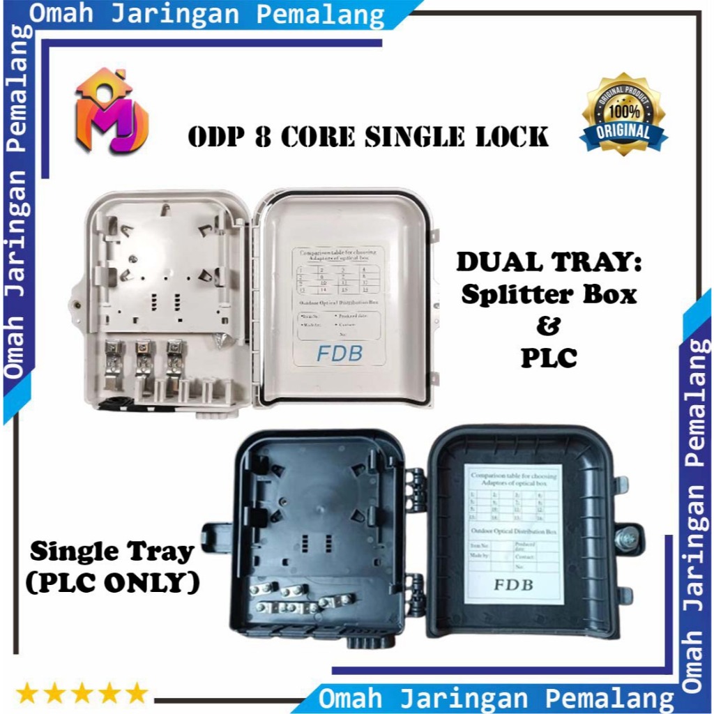 Jual Odp 8 Core Hitam Dan Putih Kosongan/Odp Lengkap Ring | Shopee ...