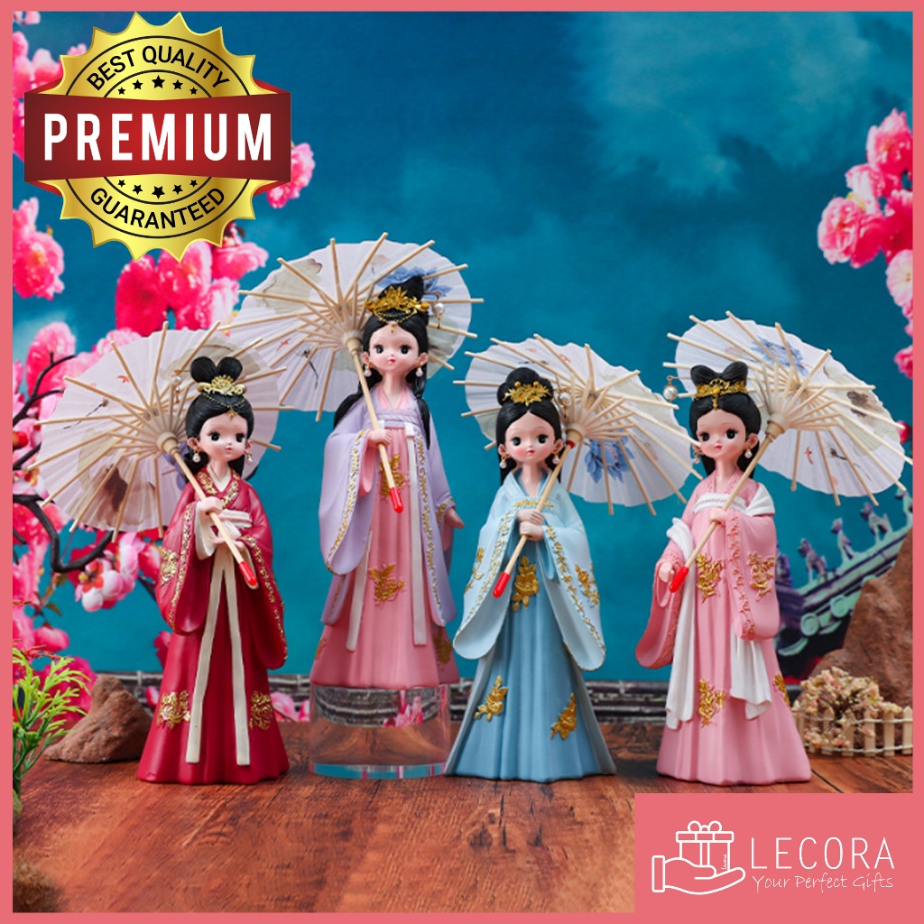 Jual [ LECORA ] Pajangan Patung Hanfu Girl Chinese Princess Gadis China ...