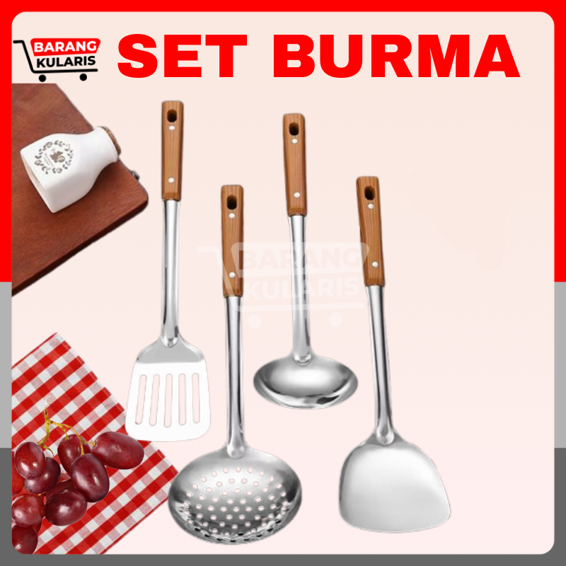 Jual BKL -- Sodet Penggorengan Stainless Steel Sutil Spatula Susuk ...