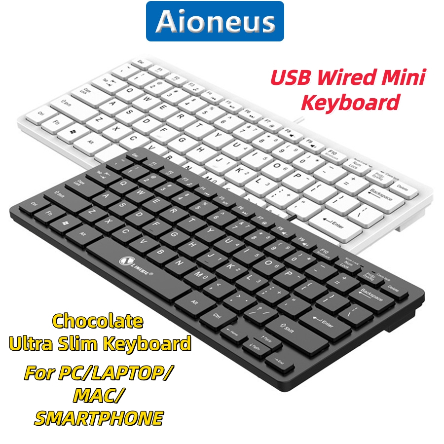 Jual K12 Keyboard Mini USB Wired 78Keys For Computer PC MAC LAPTOP ...