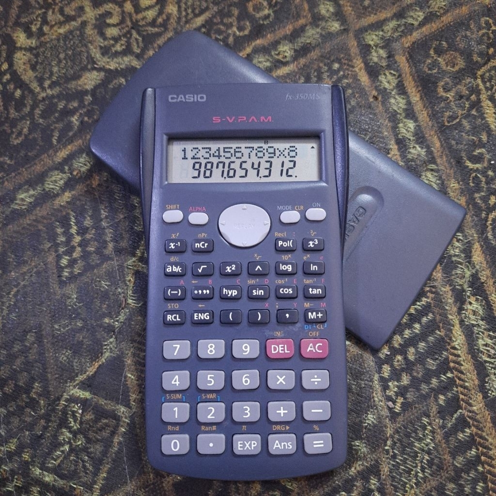 Jual Casio fx-350MS Scientific Calculator bekas fungsi normal | Shopee ...