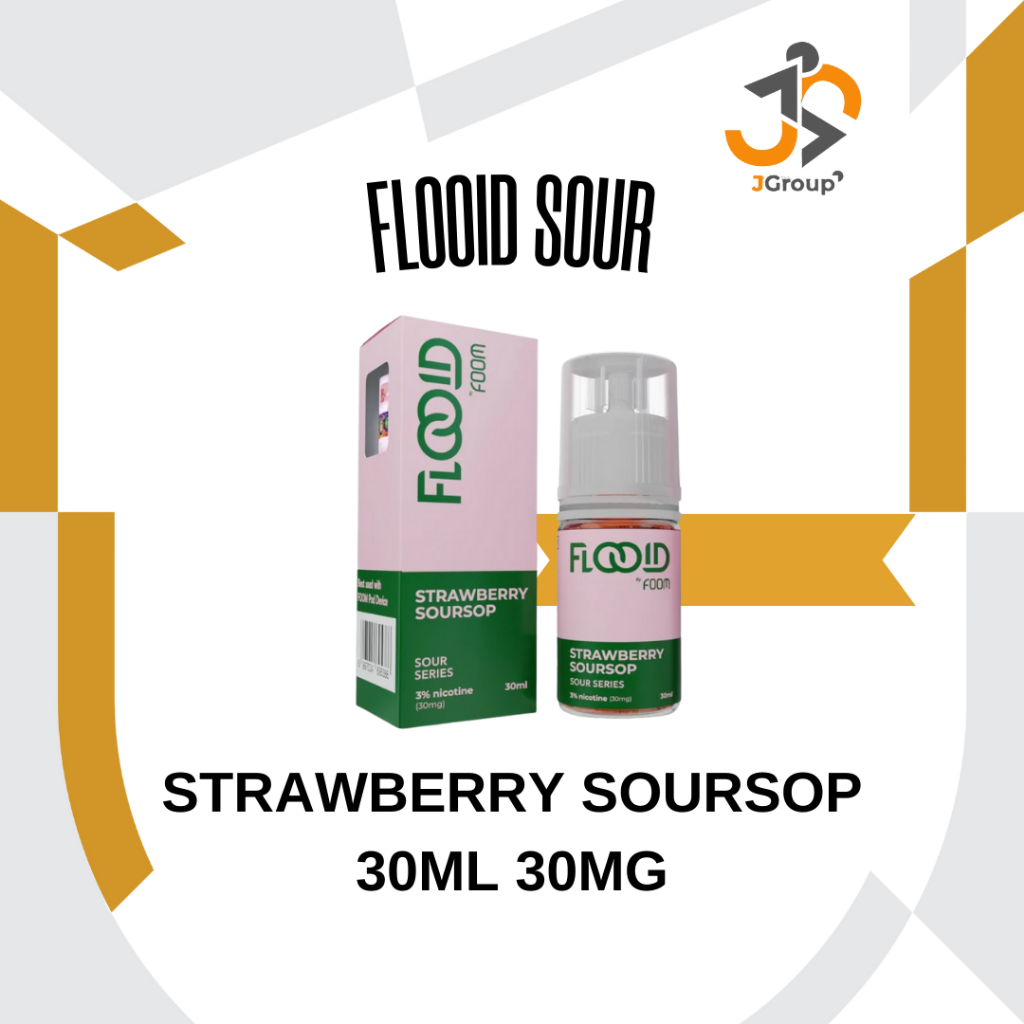 Jual FOOM STRAWBERRY SOURSOP SALT NIC 30ML BY FOOM | LIQUID FLOOID SOUR ...