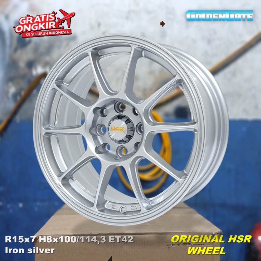 Jual Velg mobil r15 rata bodi lebar 7 pcd 4x100 4x114 hsr zico bisa ...