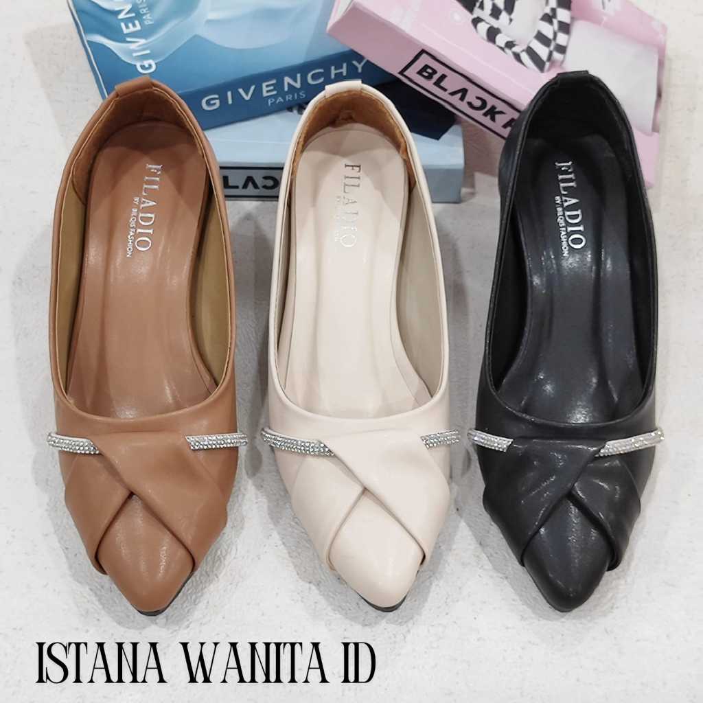 Jual SEPATU PANTOFEL WANITA KEKINIAN HAK 5 CM FILADIO (PANTOFEL LILIT ...