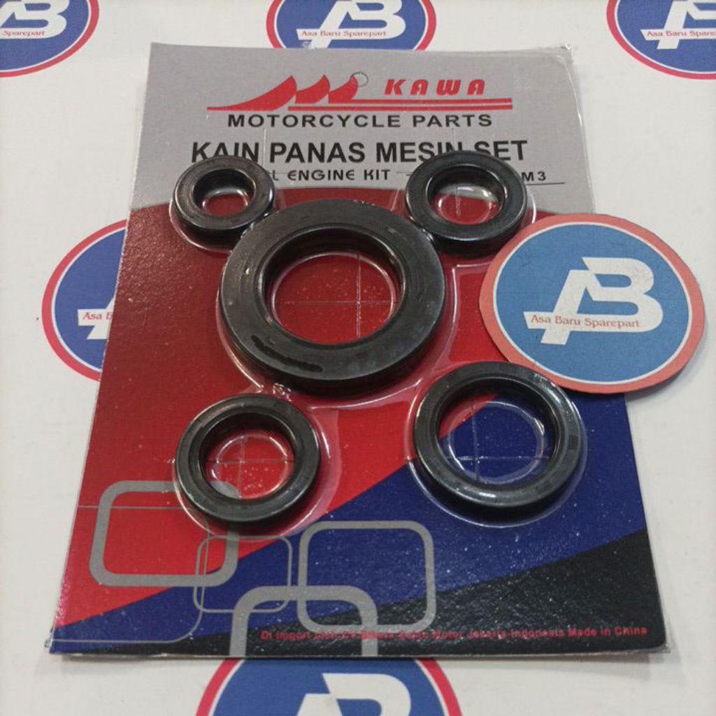 Jual KAWA Oil Seal Sil Engine Mesin Kit Set Yamaha Mio M3-Fino 125-S-Soul GT 125-Z/Freego/X Ride ...
