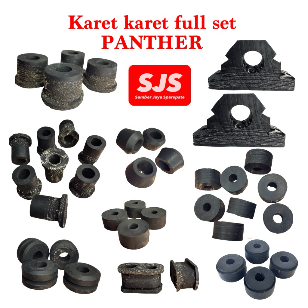 Jual KARET KARET FULL SET PANTHER ( bahan ban forklift loader ...