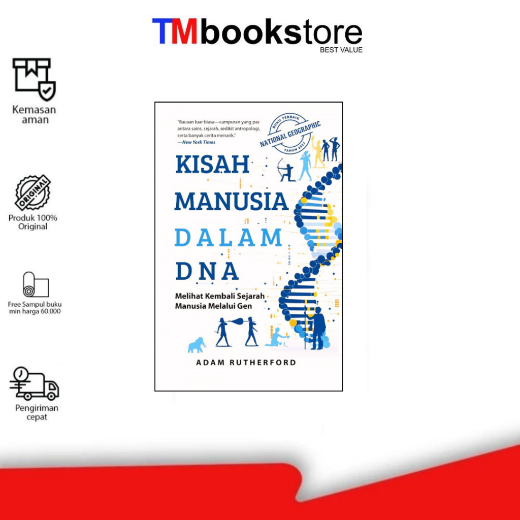 Jual KISAH MANUSIA DALAM DNA - ADAM RUTHERFORD - TMBOOKSTORE | Shopee ...
