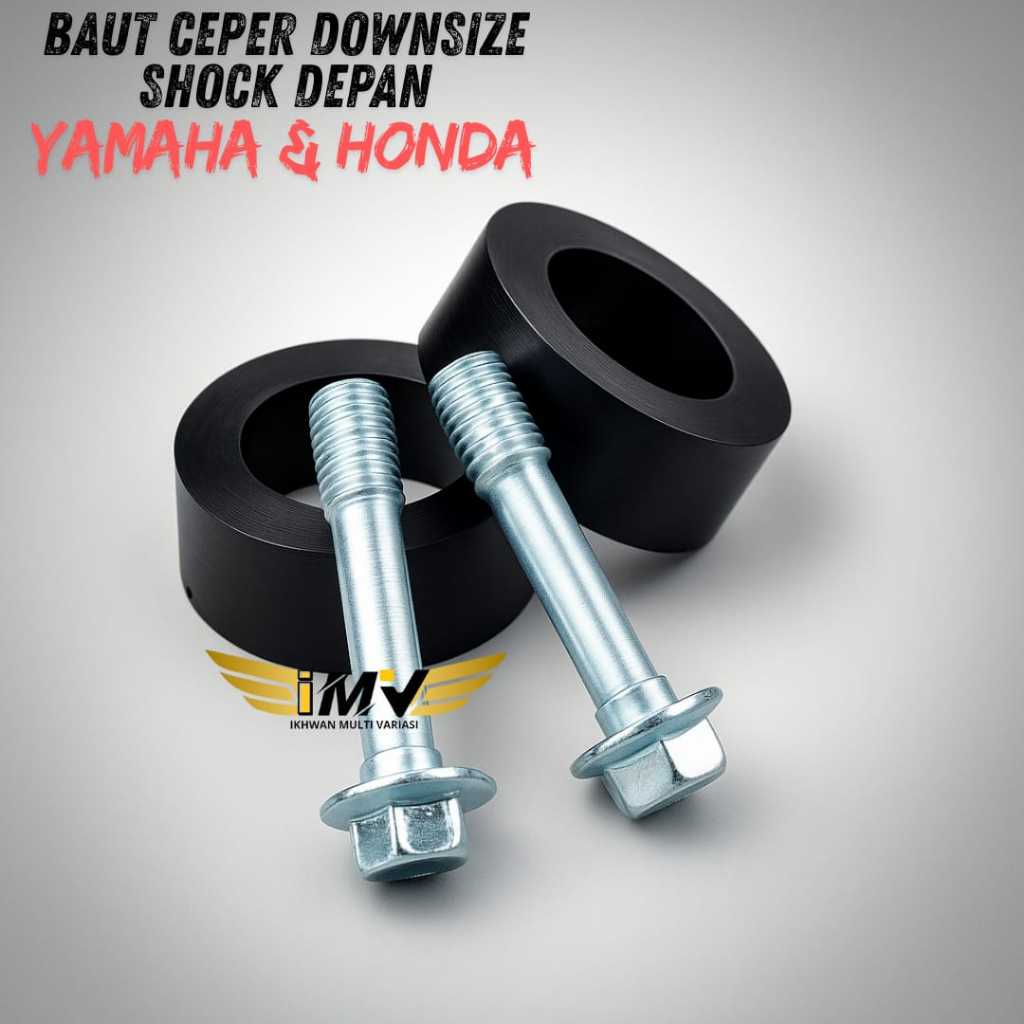 Jual Baut Ceper Lowering Downsize Shock Depan Matic Bebek Honda Yamaha ...