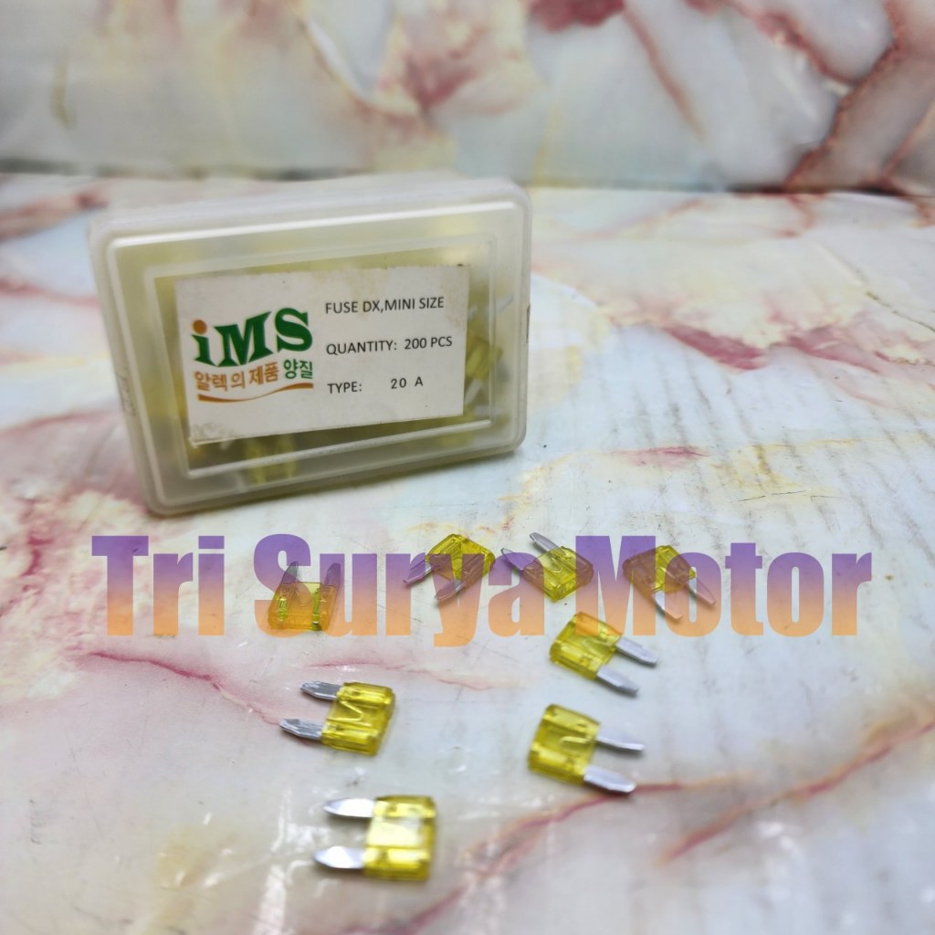 Jual Fuses DX Fuse Skring Sekring Mini Tusuk 20A Harga 10pcs | Shopee ...