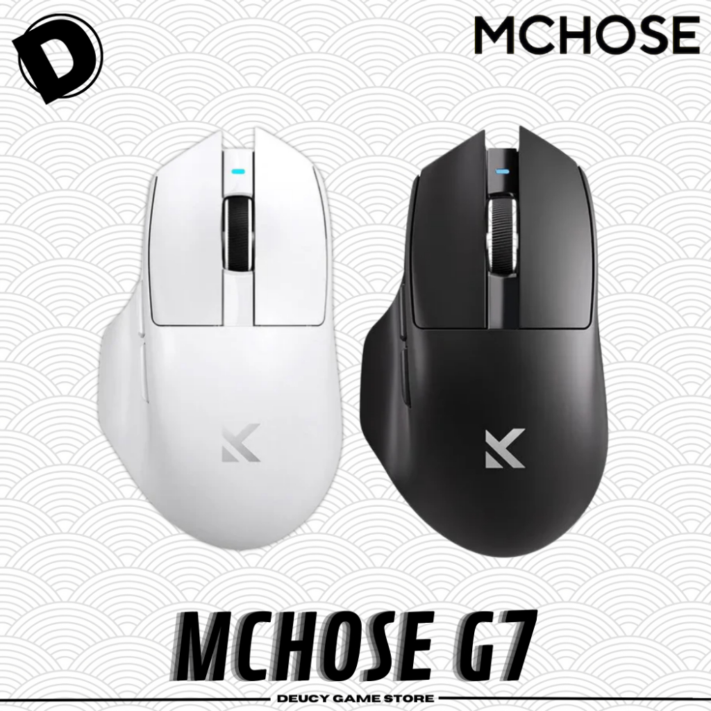 Jual MCHOSE G7 Wireless Ultra Light Weight PAW3311 Ergonomic Gaming ...