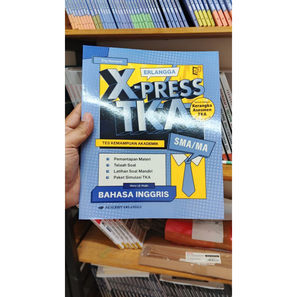 Jual Buku X-Press TKA Mata Uji Pilihan SMA/MA -Erlangga | Shopee Indonesia