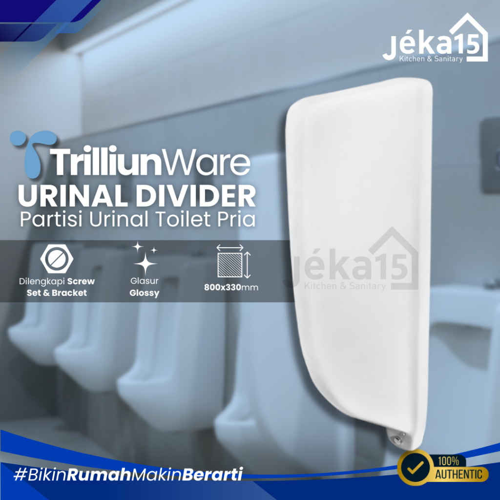 Jual JEKA15 - Trilliunware Urinal Divider / Partisi Urinal / Penyekat ...