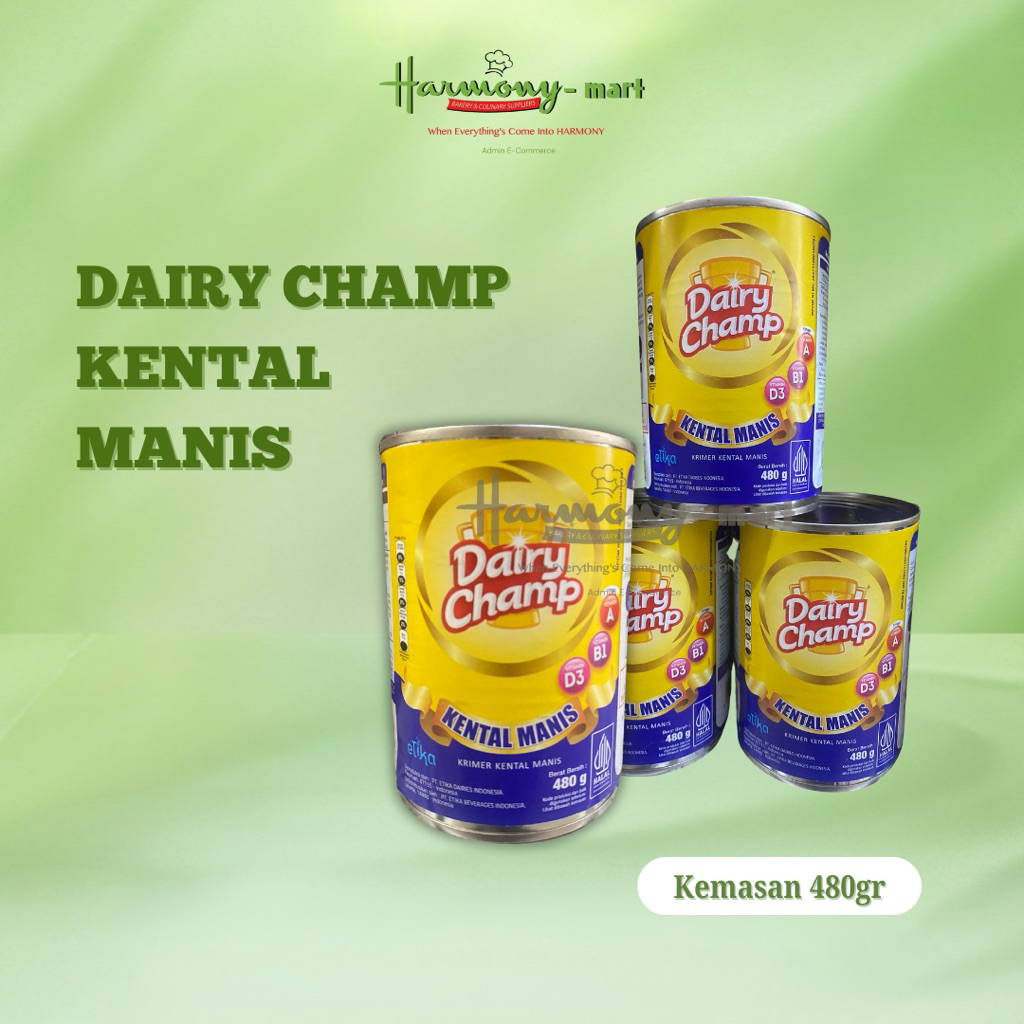 Jual Dairy Champ Kental Manis / Susu Kental Manis - 480gr | Shopee ...