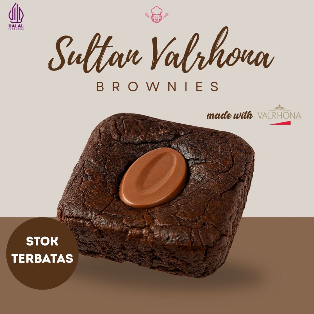 Jual Yayang Dessert Brownies SULTAN Valrhona Super Premium Cemilan ...