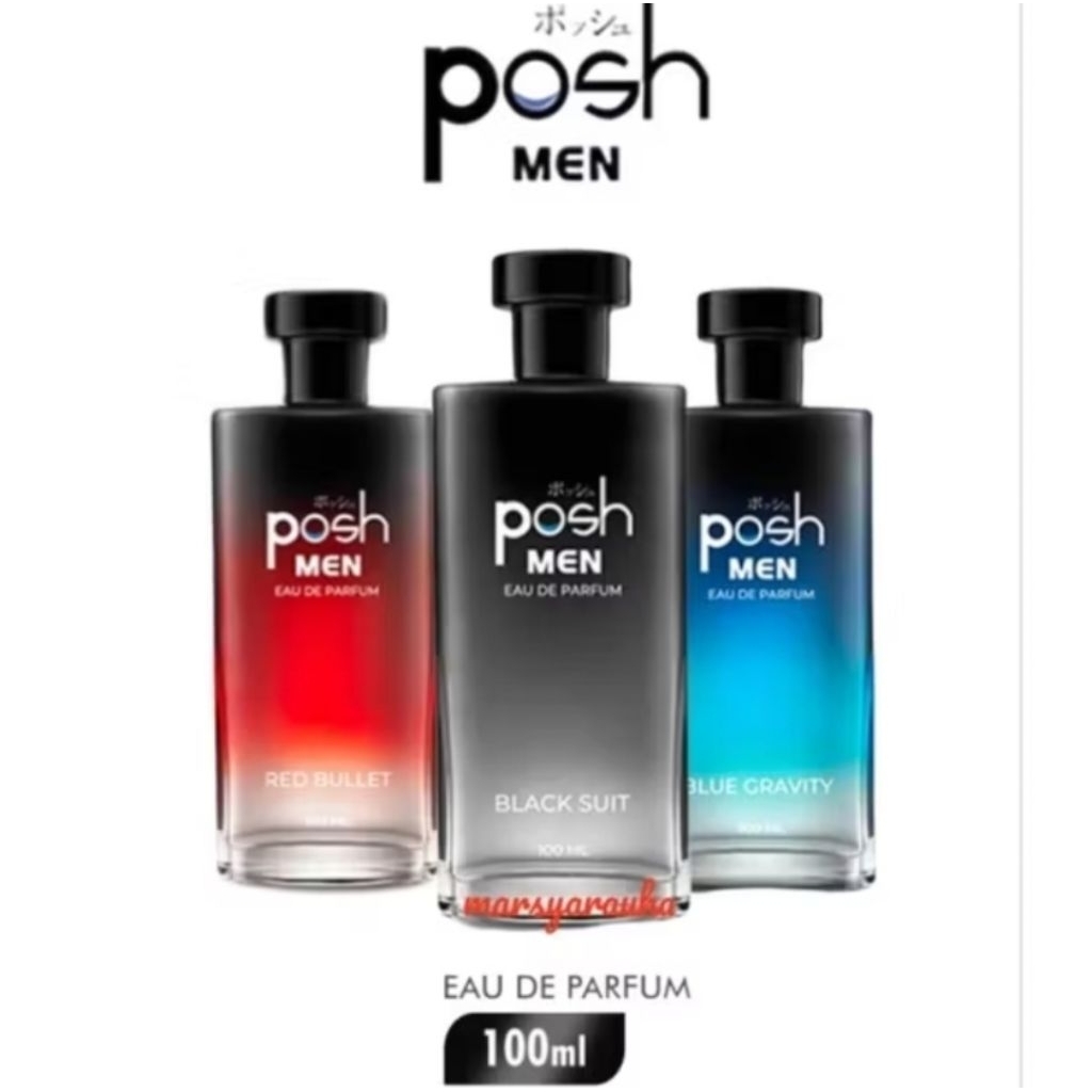 Jual POSH MEN Eau de Parfum 100ml All Varian | POSH Parfum Pria EDP 100 ...