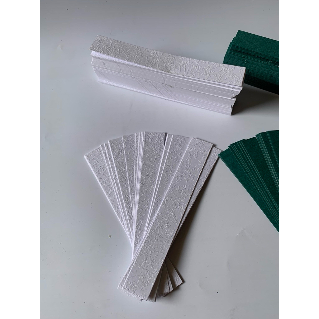 Jual Paper Tester Parfum | Kertas Sample Parfum isi 100 Lembar | Shopee ...