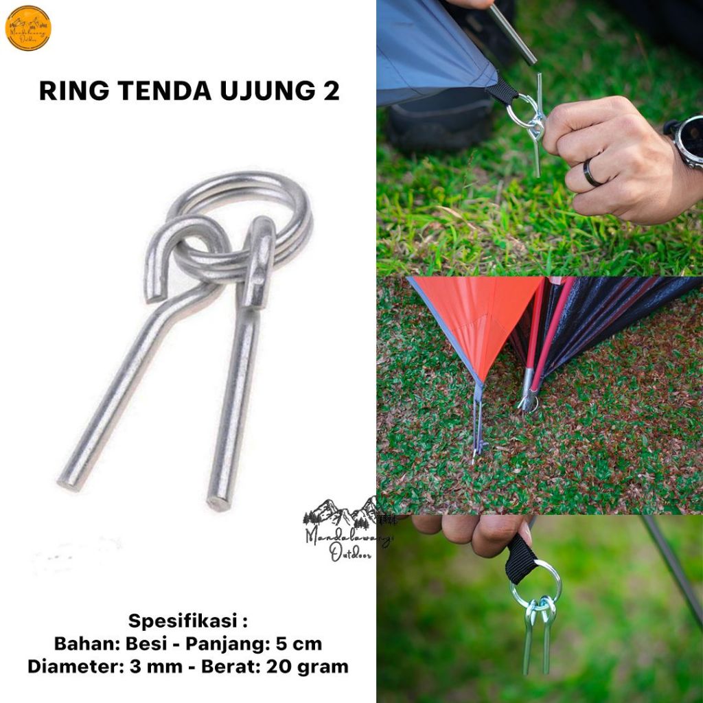 Jual ANTING TENDA RING TENDA SINGLE DAN DOUBLE DUDUKAN FRAME TENDA ...