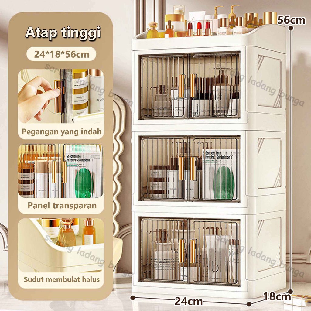 Jual Rak Meja Kosmetik Premium | Rak Serbaguna 3 Susun Jumbo Rak ...