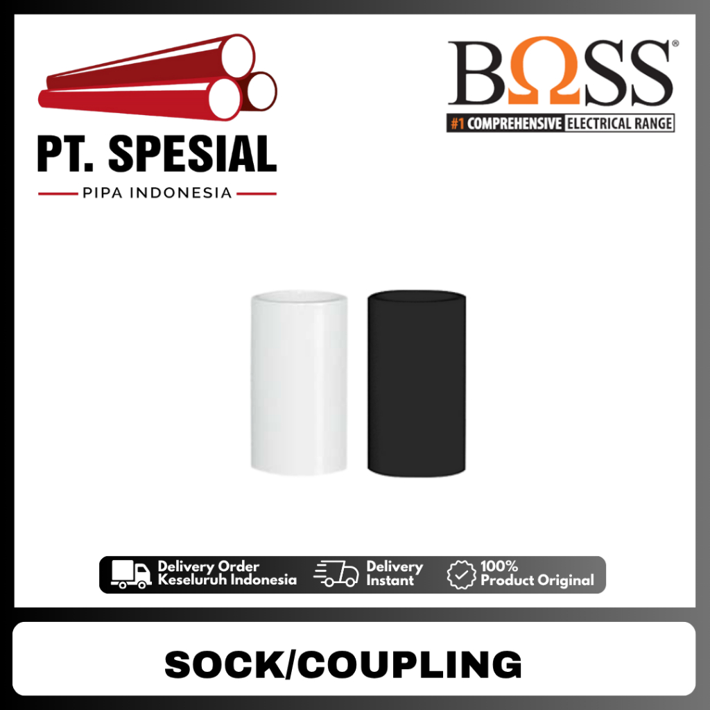 Jual Sock 32 mm Conduit Boss /Socket Conduit / Coupler / Coupling ...