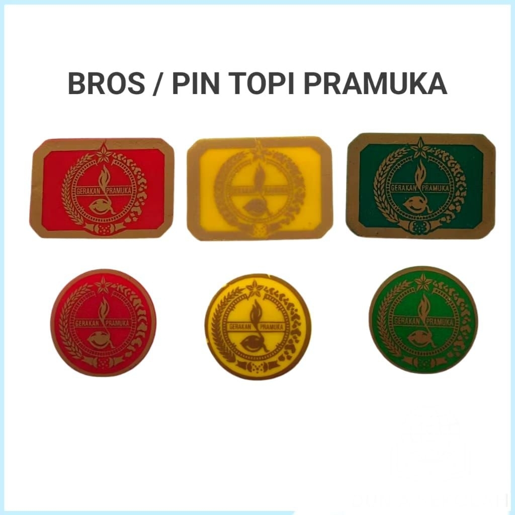 Jual Pin Topi Baret Pramuka Laki-Laki & Perempuan | Siaga, Penggalang ...