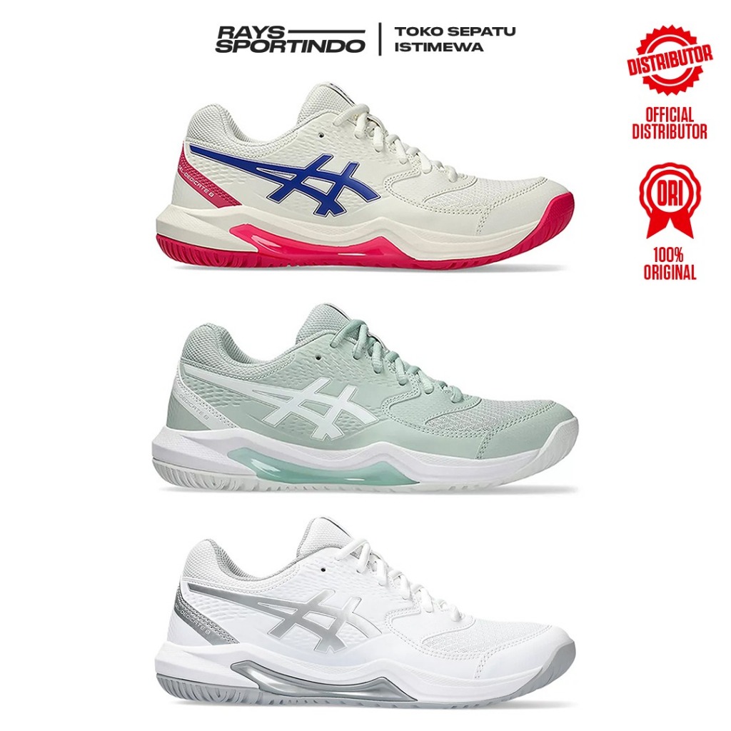 Jual SEPATU TENIS ASICS GEL DEDICATE 8 WOMEN SEPATU INDOOR | Shopee ...