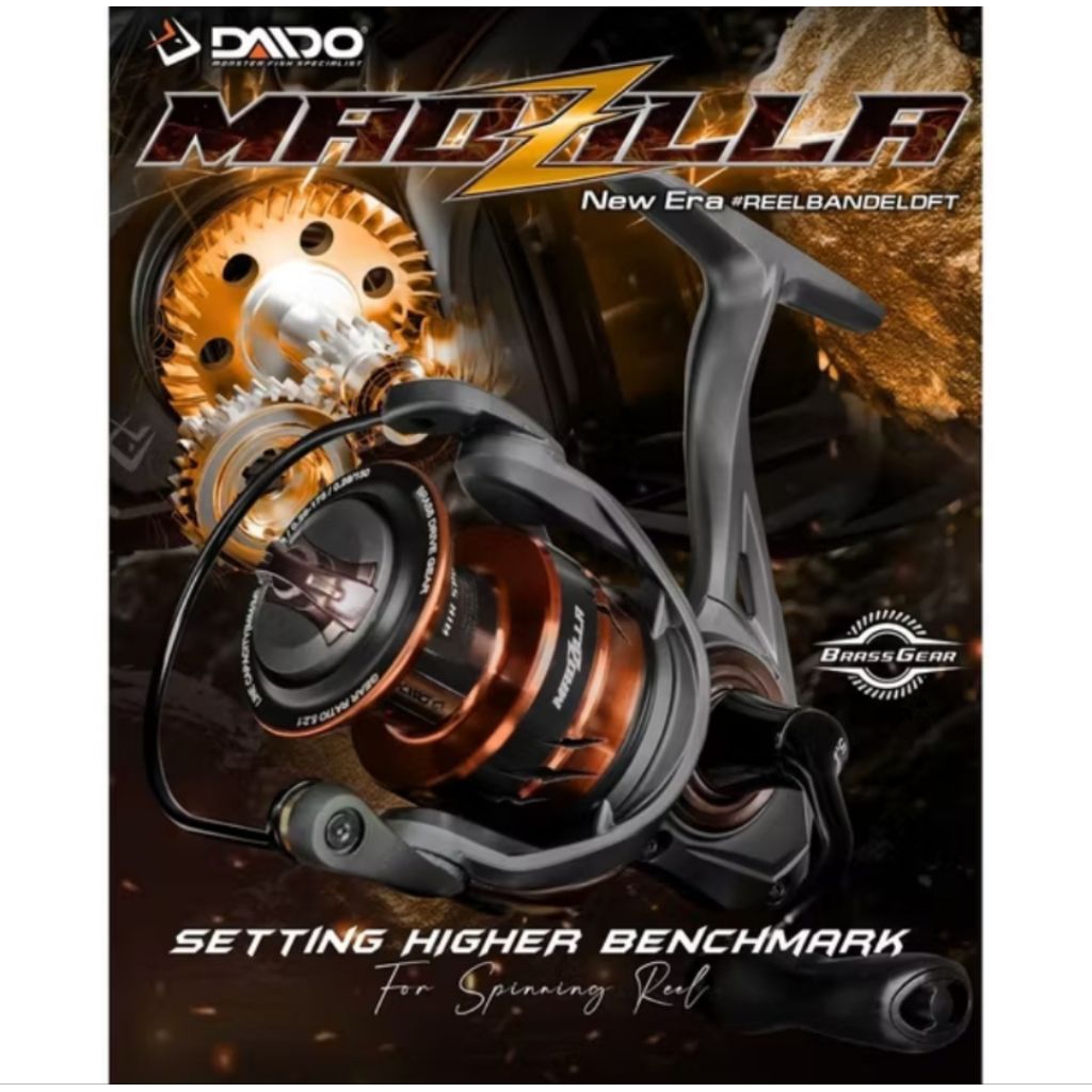 Jual Reel Pancing DAIDO MADZILLA WATERPROOF 1000 - 6000 | Shopee Indonesia
