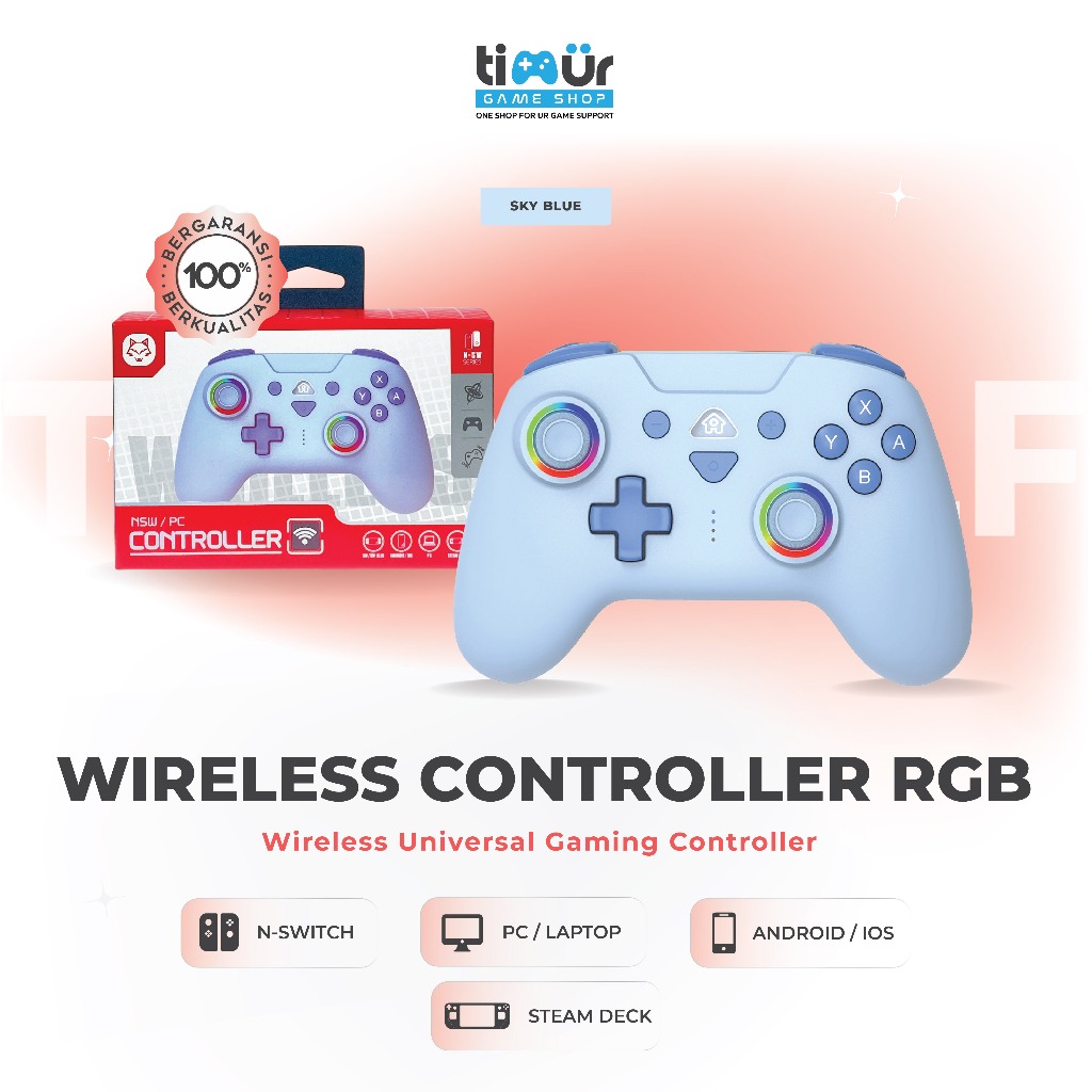 Jual Stick Stik Controller Universal Wireless Gaming Controller ...